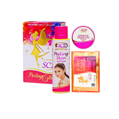 Skeencare SET SCD BIG Peeling Skin Lotion 100ml Big Set with Kojic Soap ...