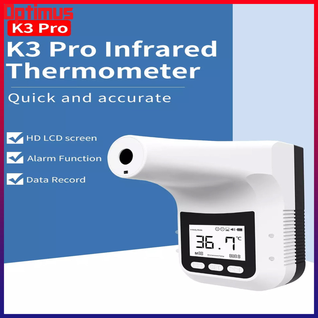 Optimus Depot K3 Pro Automatic Sensor With Voice Alarm Thermometer ...