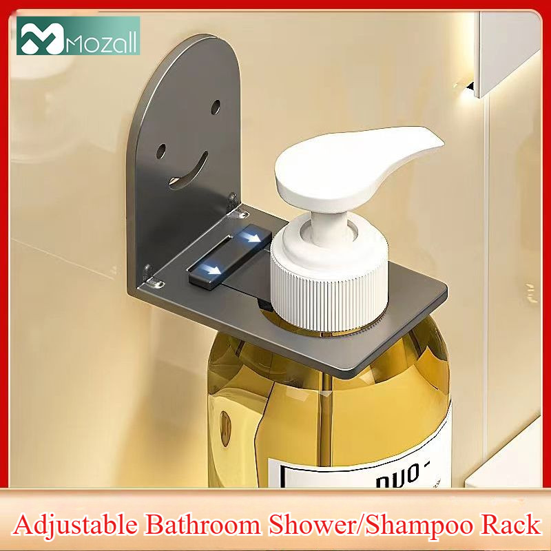 Shower Gel Storage Rack No-Drill Bathroom Hanger Hand Soap Holder ...