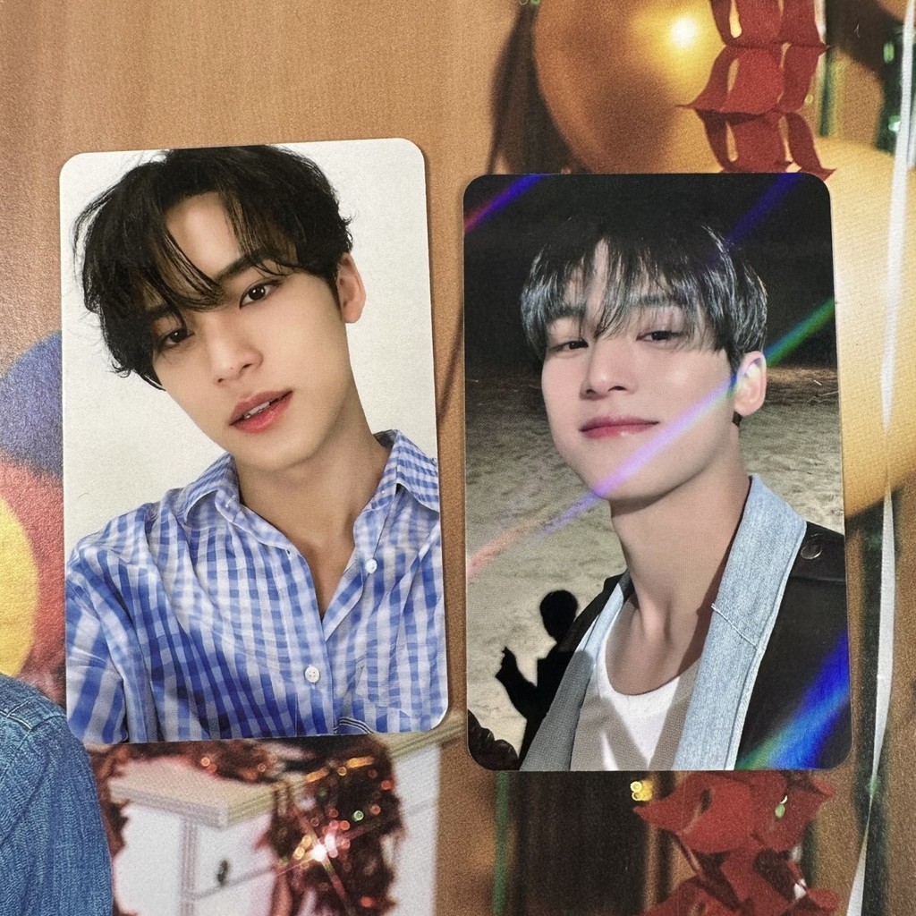 Seventeen Kim Min Kyu White Nine Bee Dog Flash Card | Shopee Philippines