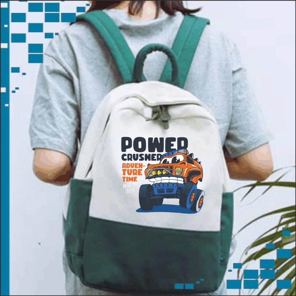 SP Children's Backpacks with Car Character Patterns, Unisex Fashion ...