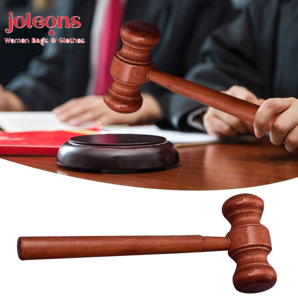 JOLEONS Wooden Judge Hammers, Handcrafted Delicate Sound Block Wood ...