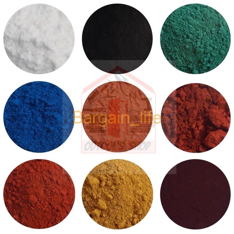 Colored Cement sold per Kilo White/ Red/ Blue / Black / Green / Yellow ...