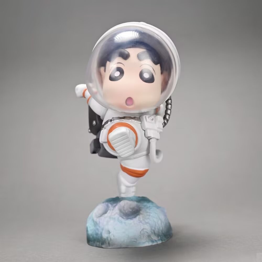 17cm Crayon Shin-Chan Cos Astronaut Shinchan Q Version PVC Figure ...