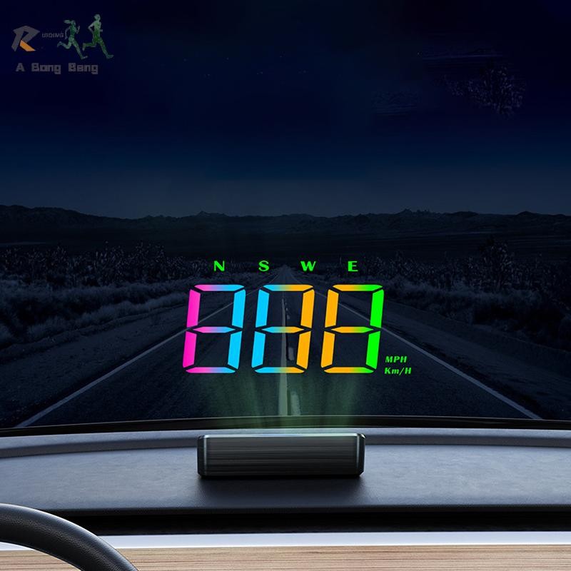 ABongBang Car Colorful Speedometer HUD Vehicles GPS Direction Speed ...