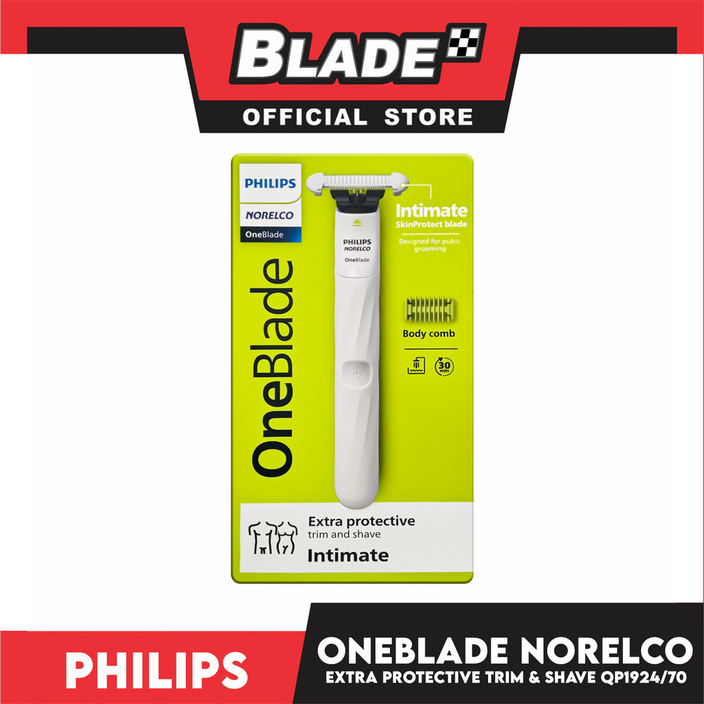 Philips Norelco OneBlade Unisex Intimate Pubic & Personal Body Groomer ...