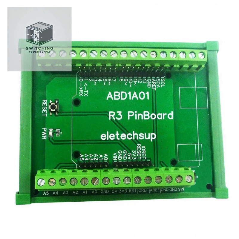 UNO to DIN Board DIN Rail Mount Screw Terminal Adapter Module For ...