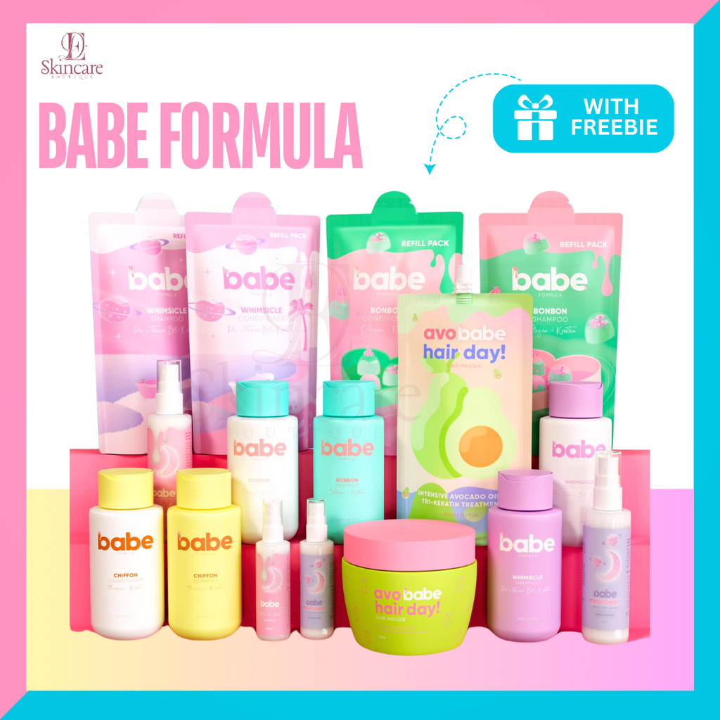 BABE FORMULA JOOZIE BONBON WHIMSICLE CHIFFON SHAMPOO CONDITIONER AVO ...