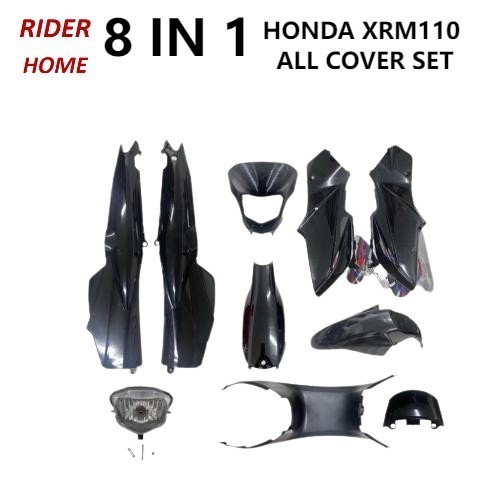 HONDA XRM 110 8in1 Full Set Cover XRM 125 10in1 SET COVER [RIDER HOME ...