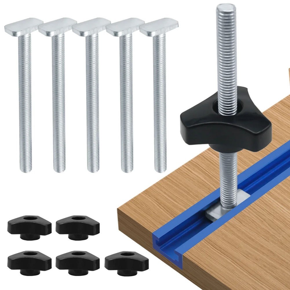 M8 Threaded Fastening Kit 5 pcs of T Slot Bolts and Nuts for Your ...