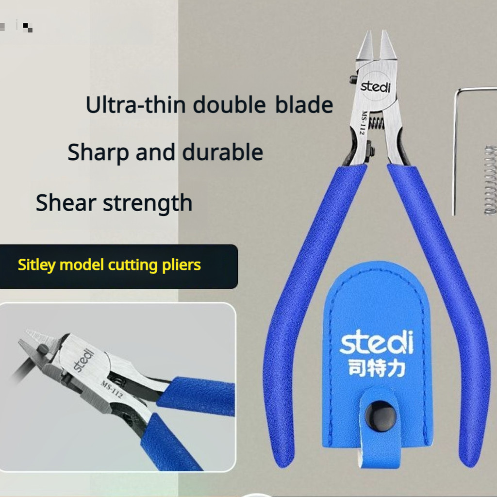 Double Blade Scissors Pliers Flat Cutting Flush Pliers Stedi MS-112 ...