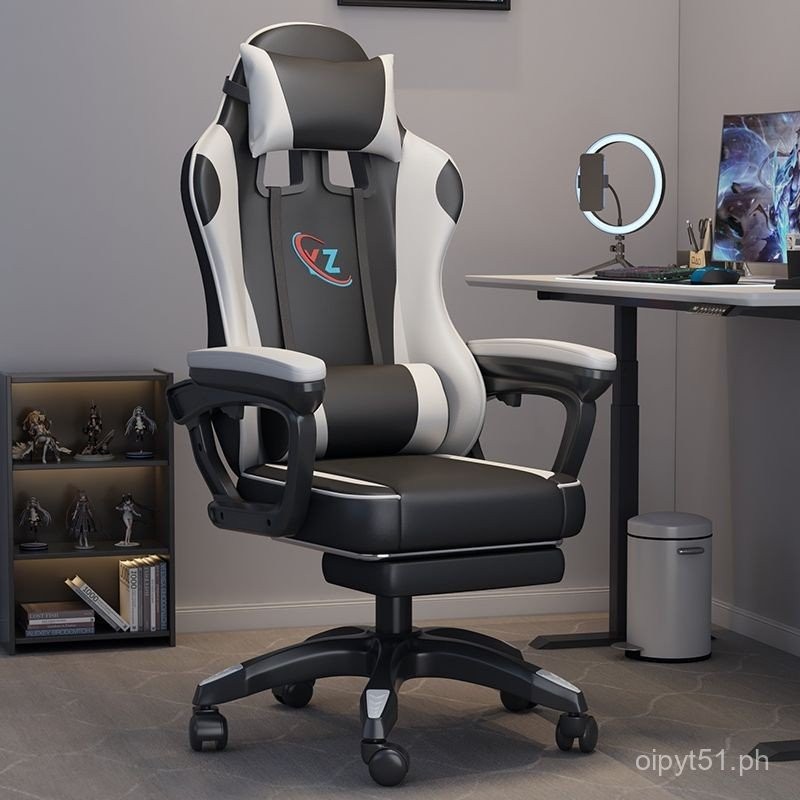 Lifting Rotating Arm Gaming Chair Men's Game Chair Girls Computer Chair ...
