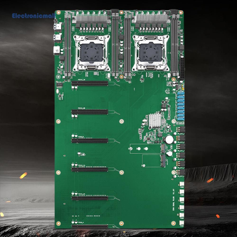 X99 Dual Plus Mining Mainboard 8 Sata3 0 Lga 2011 3 V3 V4 Cpu Socket