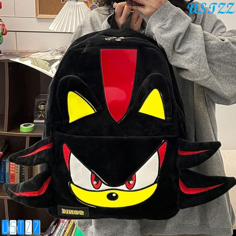 USTZZ Sonic Shadow Backpack, High Capacity Game Anime Hedgehog Plush ...