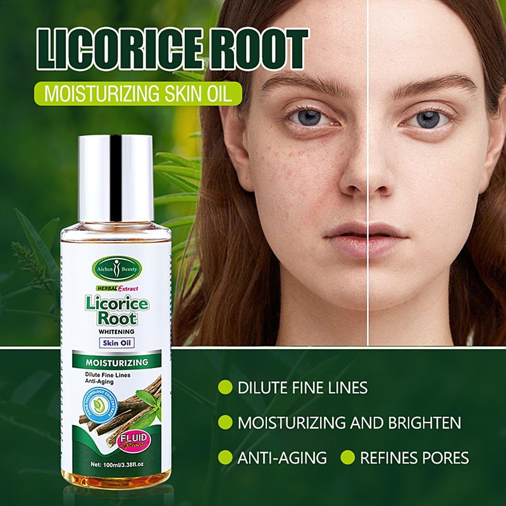 100ml Licorice Root Extract Liquid Moisturizing Licorice Root Extract ...