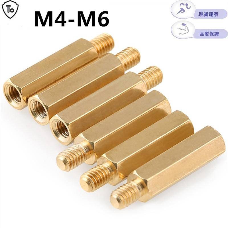 Hex Copper Column M4-M6 Single-Head Single-Pass Nut Chassis Motherboard ...