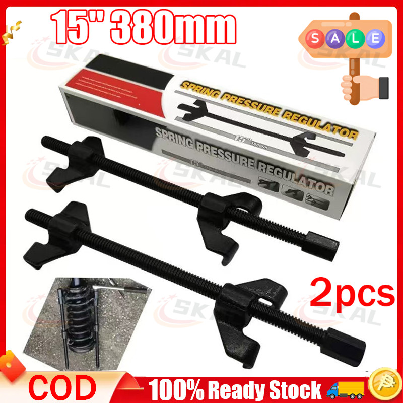 2pcs Coil Spring Pressure Regulator 15" 380mm Coil Spring Compressor ...