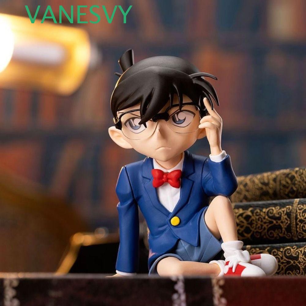VANESVY Conan Edogawa Figures, Sitting Position Ornament Toys Detective ...