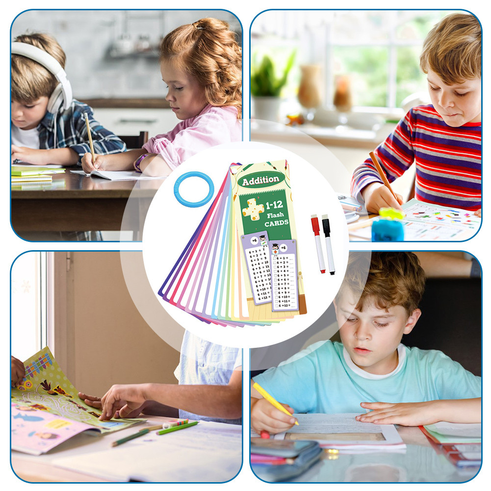 Math Flash Cards For Addition Subtraction Multiplication Division 1-12 ...
