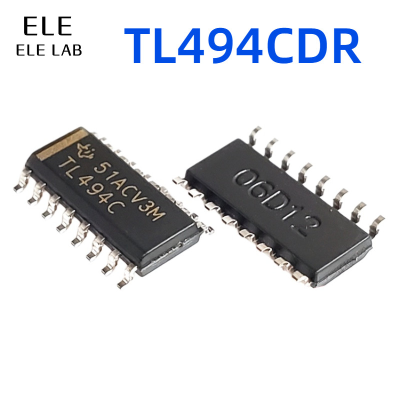 Original TL494CDR SOP-16 PWM Controller IC 40V Input, Adjustable Frequency, Push-Pull Output for ...