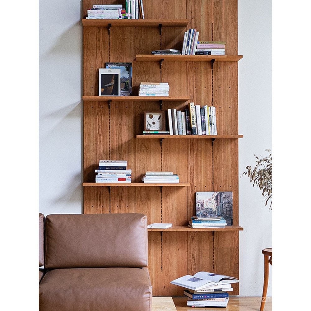 No Is All Wall-Mounted System Solid Wood Combination Storage Bookshelf ...