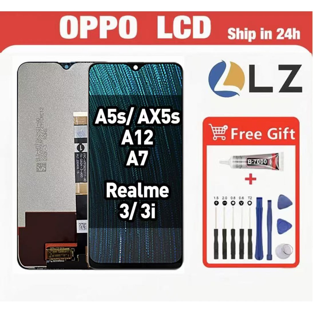 LCD Screen Compatible OPPO A5s AX5s A12 A7 REALME 3 3i | Shopee Philippines
