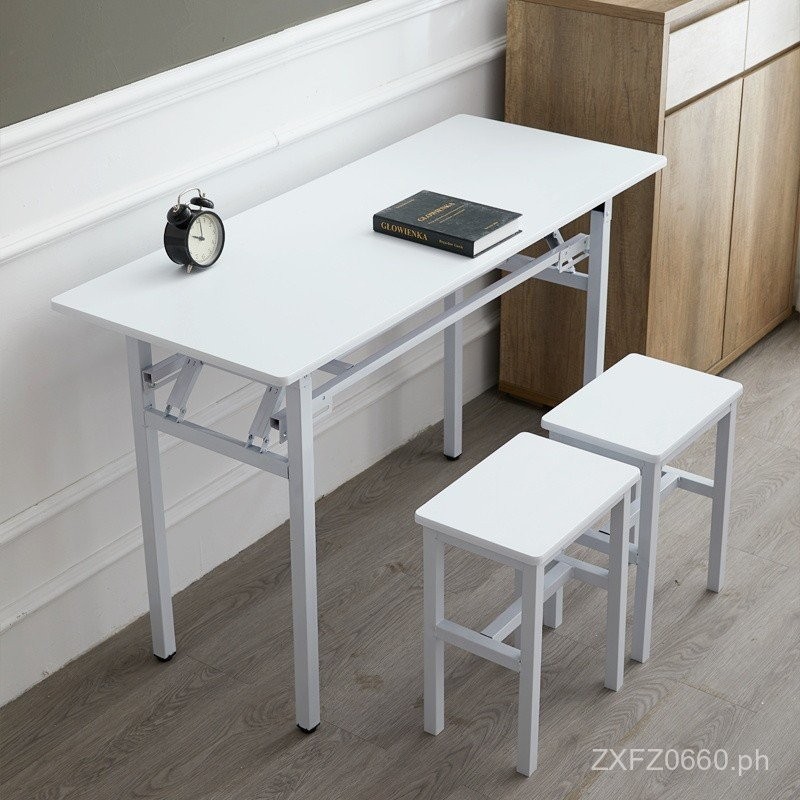 Study Bedroom Home Desk Computer Desk Rounded Corner Folding Table ...