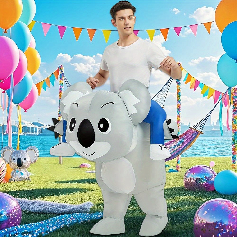 Adult Giant Inflatable Koala Costume-Men Women Funny Cute Inflatable ...