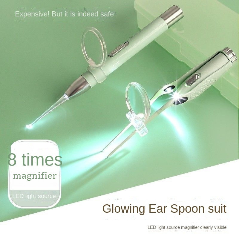 ear cleaner Ear pick LED Flashlights ear wax remover set usb Interface ...