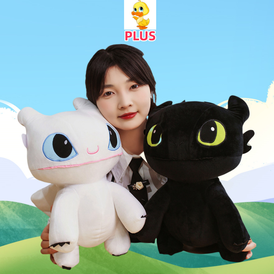 PLUS High Quality Toothless Plush Dolls Soft and Comfortable Cute Plush ...