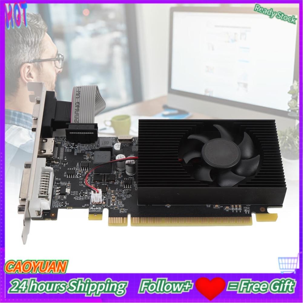 Caoyuanstore PC Video Card 700MHz 667MHz Easy Installation GT730 DVI ...
