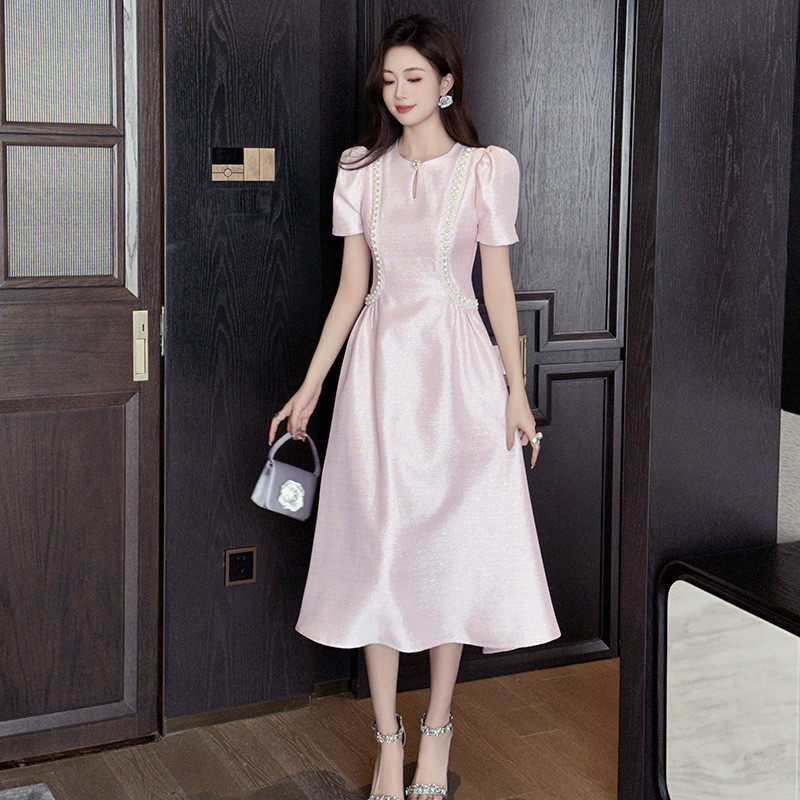 20253 summer women's temperament diamond large pendulum dress 21360 ...