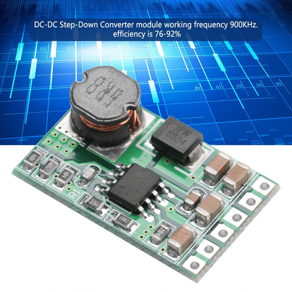 Supergoodsales DC-DC Step-Down Conversion Power Supply Module 5-27V to 3.7V/5V/9V/12V Buck ...