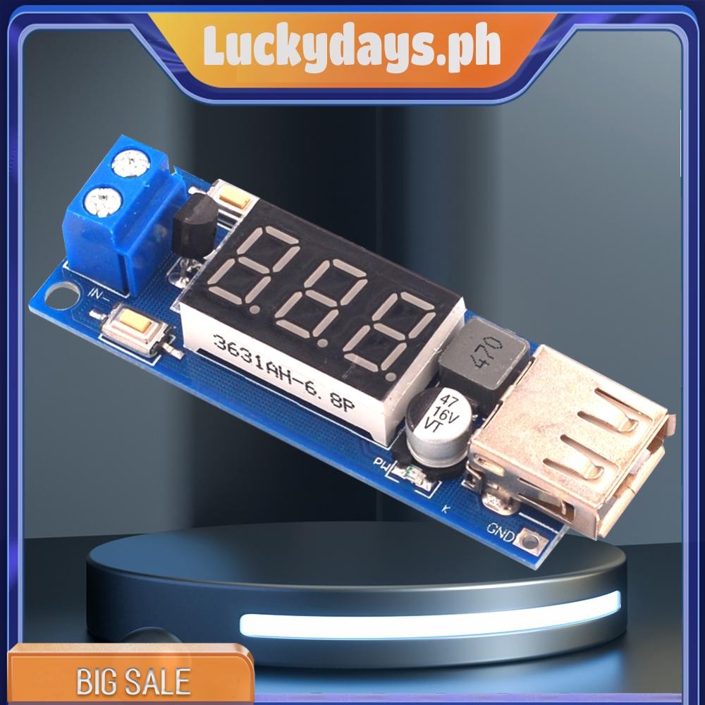 12V To 5V Buck Converter LED Digital Display Power Supply Module DC ...