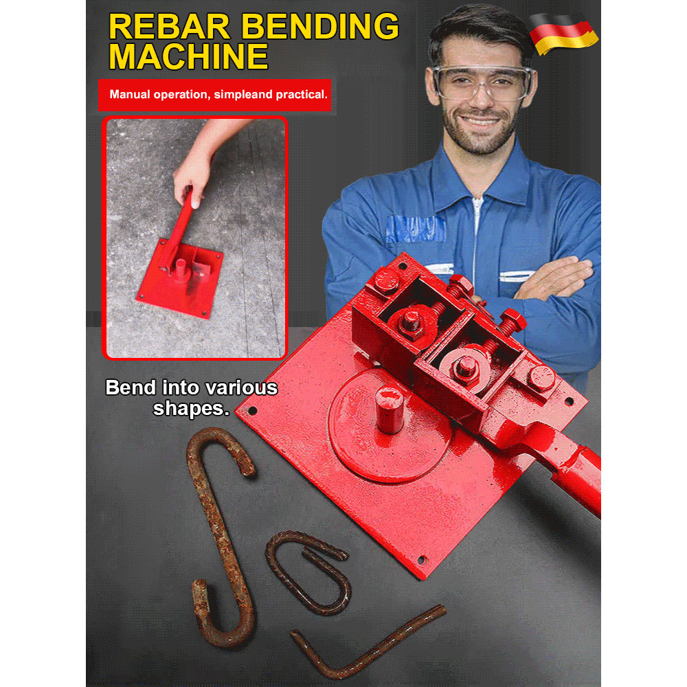 【Hot sale】4mm 6mm Labor-saving rebar bender Stirrup bar bender Manual ...