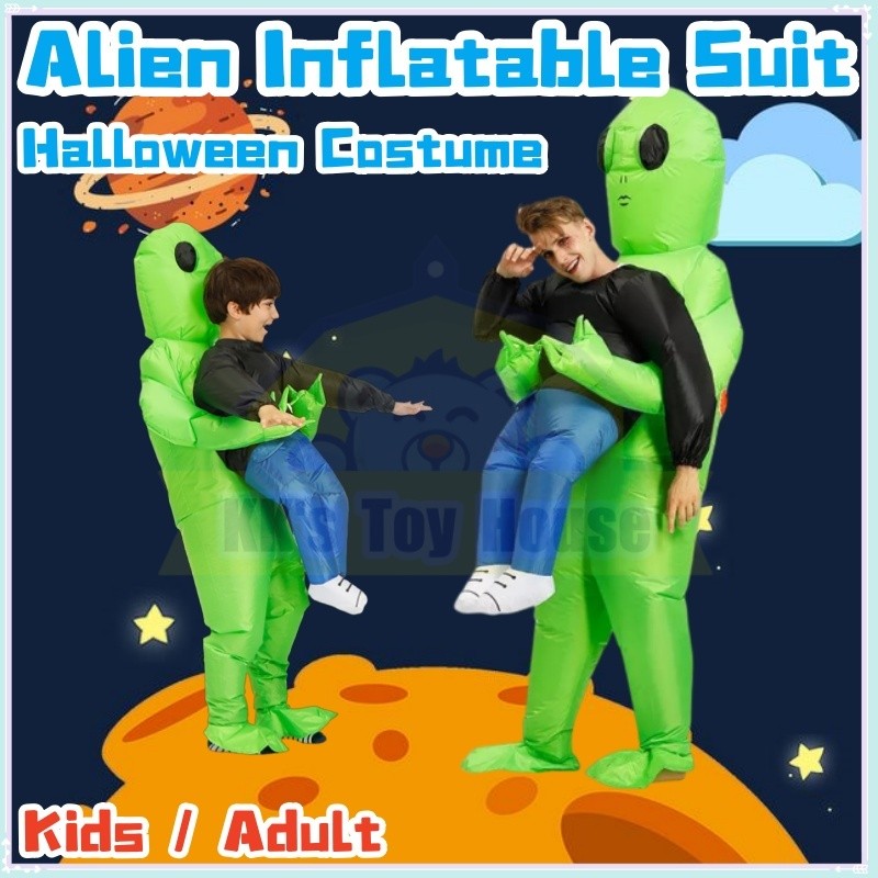 Halloween Costume Alien Inflatable Suit For Both Adults and Kids ...