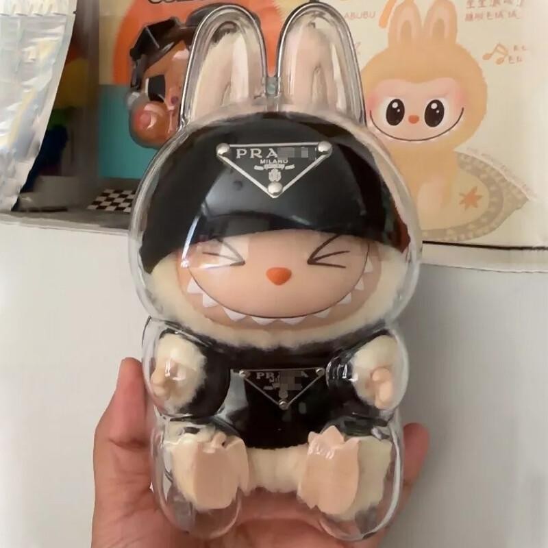 Labubu V1 V2 Clothes Accessories PVC Storage Bag for Labubu Macarons ...