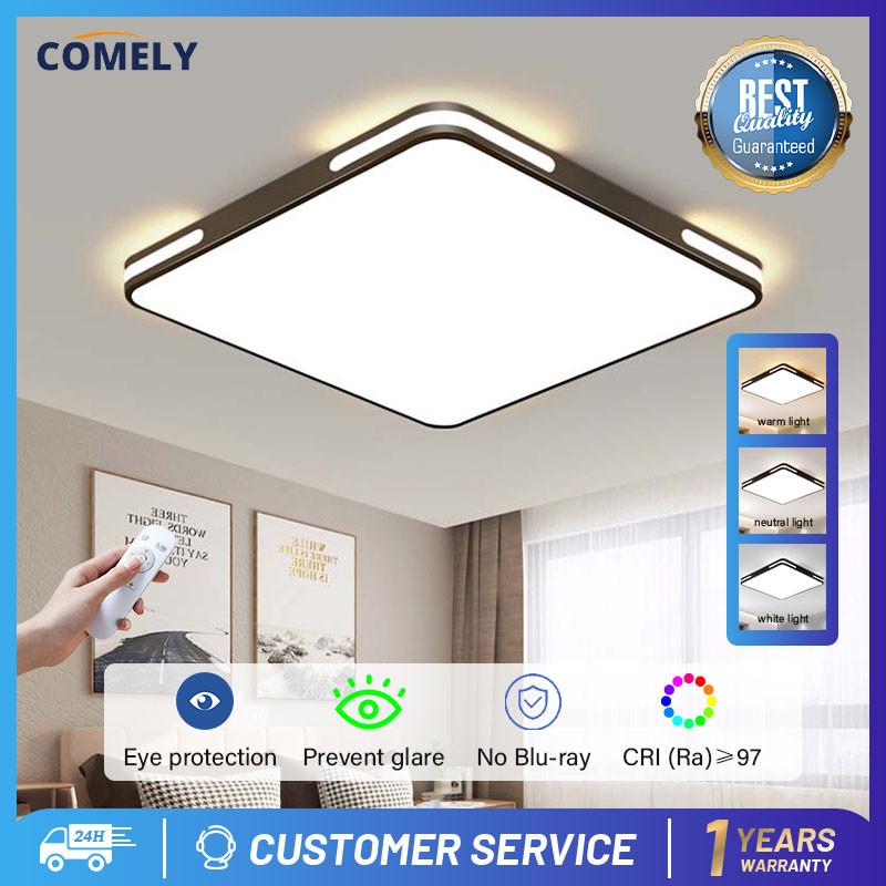 Ceiling light Tri Color Ceiling Lamp For Living Room Bedroom LED Modern ...