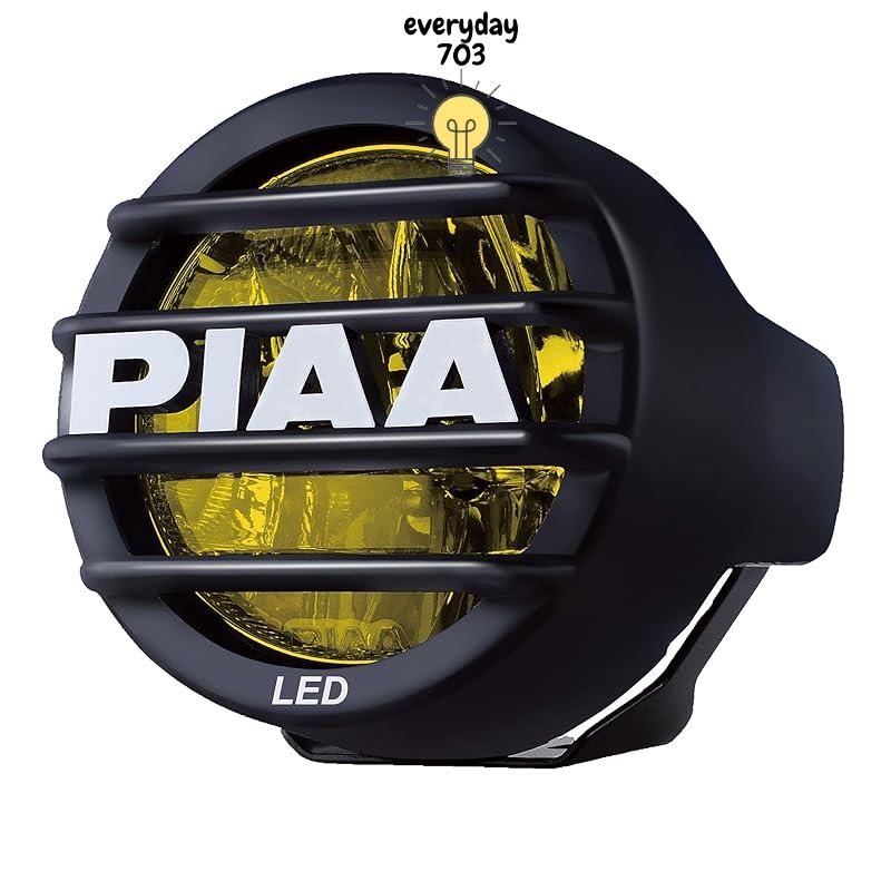 PIAA LED Driving Beam Ion Yellow Rear Lamp LP530 Series 2-Pack 12V/9.4W withstands 10G vibration ...