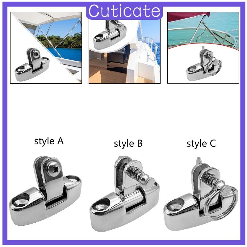 [CUTICATE] Boat Top Bimini Deck Hinge Swivel Side Mount Bimini Top Hardware Bimini Top Jaw Slide ...