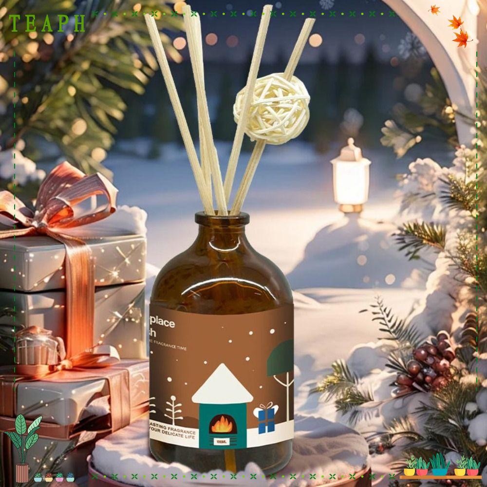 TEAPH Oil Perfume Set, 100ml Reed Reed Diffuser Sets, Essential oil Liquid Vine strips Reed ...