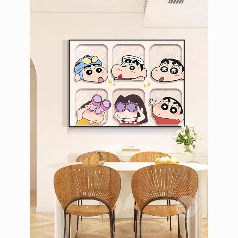 Crayon Shin-Chan Meter Box Decorative Painting Cartoon Simple ...