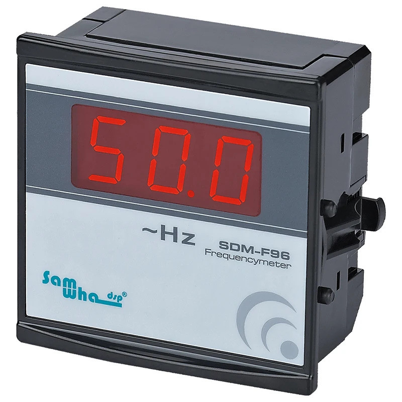 Samwha-Dsp SDM-F Digital Frequencymeter, Slim Compact, LED Panel meter ...