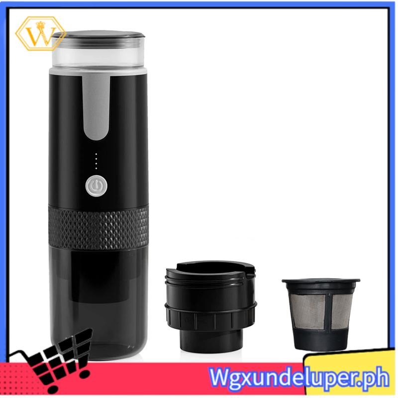 【W】Portable Espresso Maker, Electric Travel Coffee Machine for Office ...