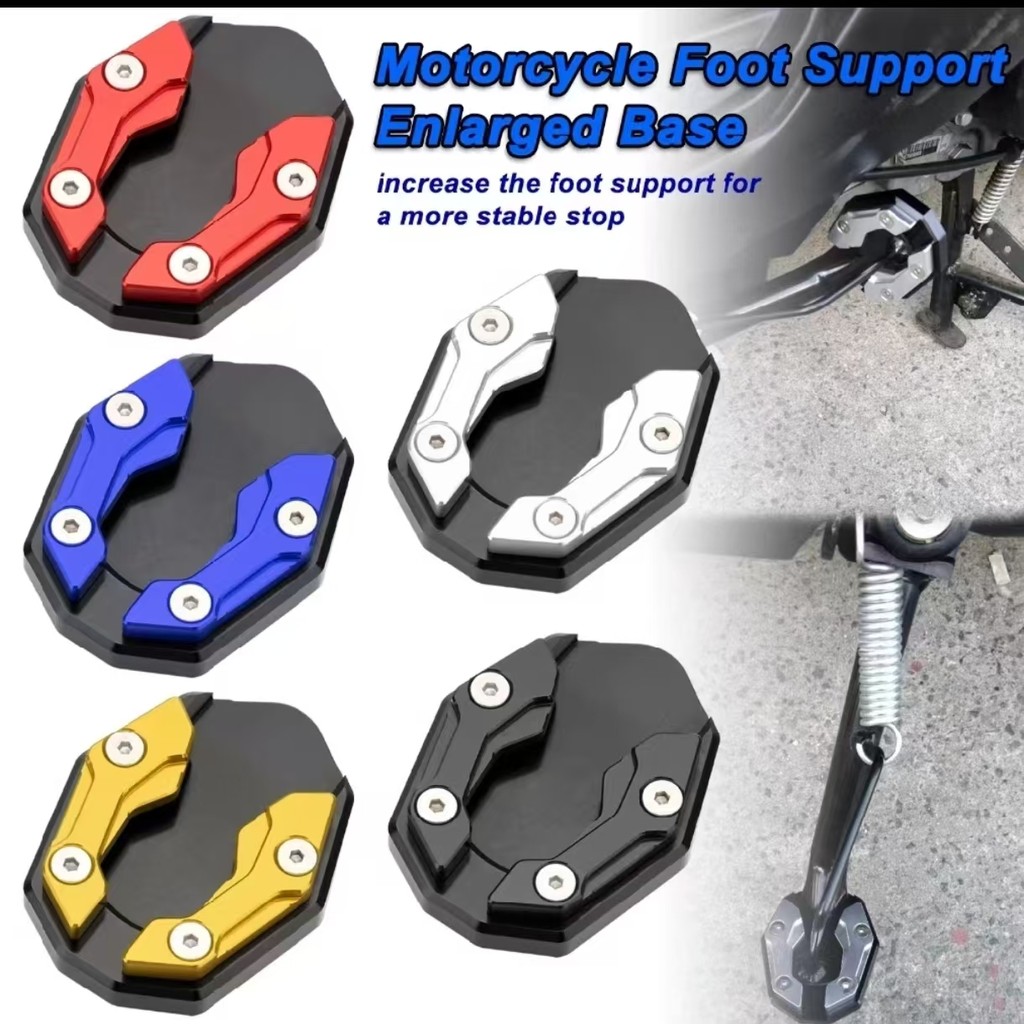 nmax V2 aerox xmax CNC modified side stand shoes flat foot extension ...