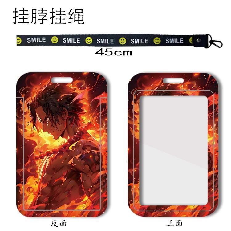 One Piece Ace DIY Student Card Set Campus Card Bus Card Holder Factory ...