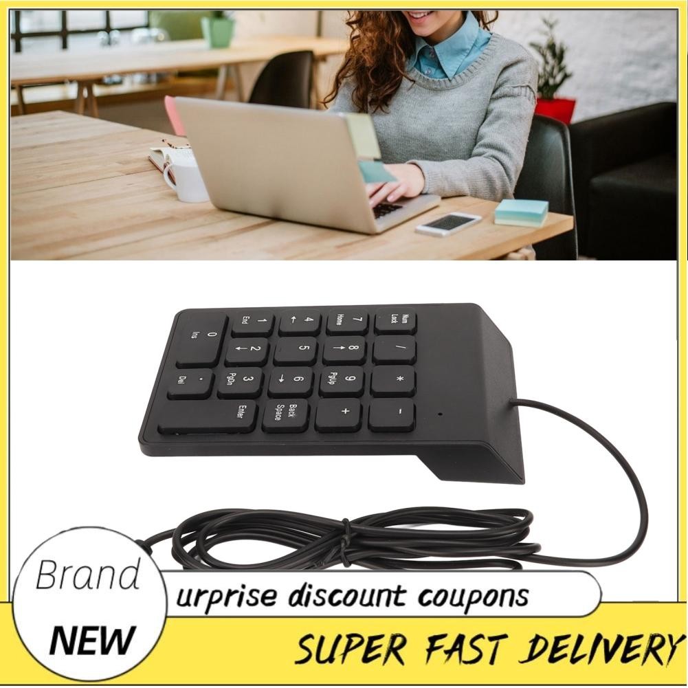 Freemarket Wired Number Pad Keypad 18 Keys Widely Used USB Connection ...