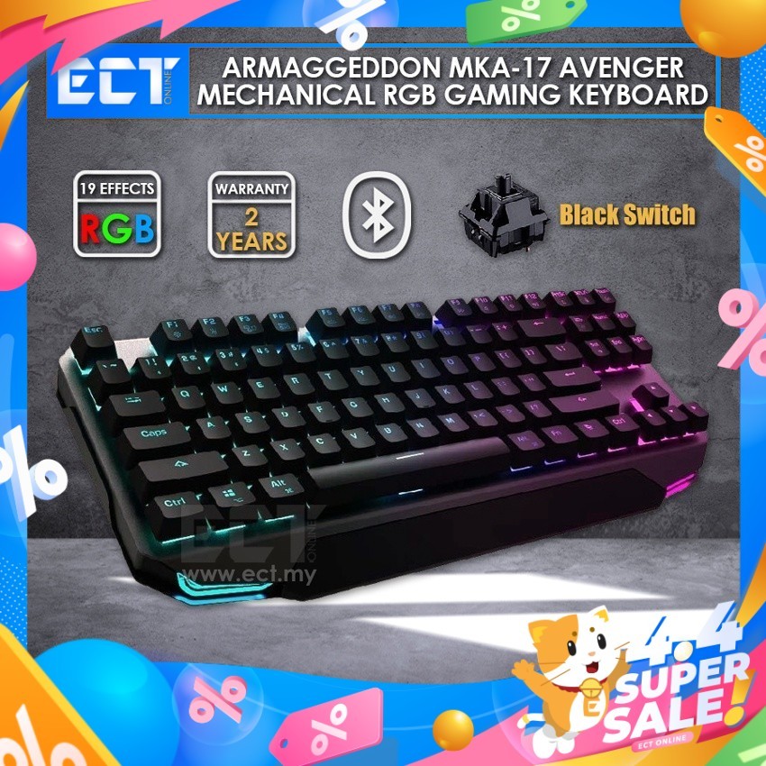 Armaggeddon MKA-17 Avenger Mechanical RGB Gaming Keyboard | Shopee ...