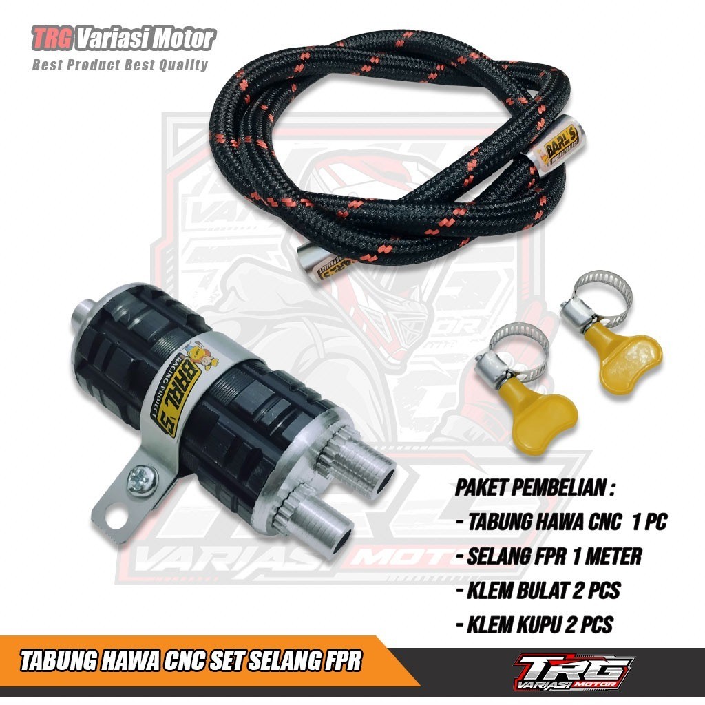 CNC Air Tube Set FPR Air Hose Black Fiber 1M Free Clamp | Shopee ...