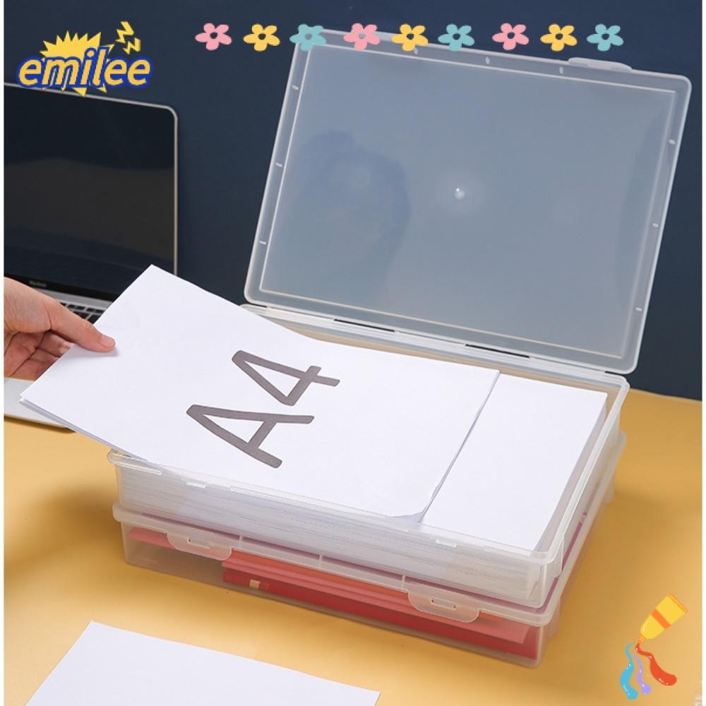 EMILEE Certificate File Container, Square Shape Document Organizer ...